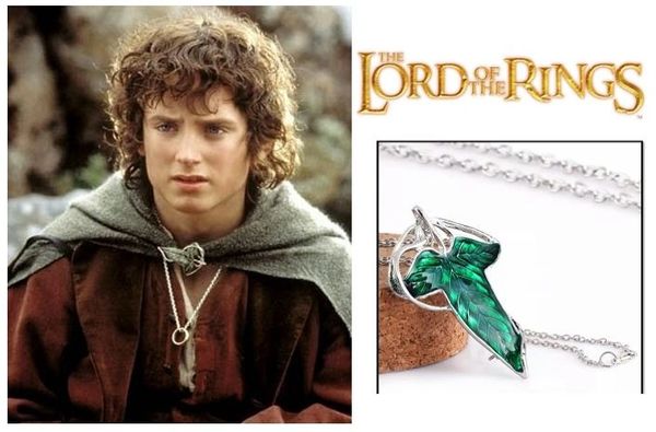 LOTR Frodo's Leaf Broach- broach and necklace