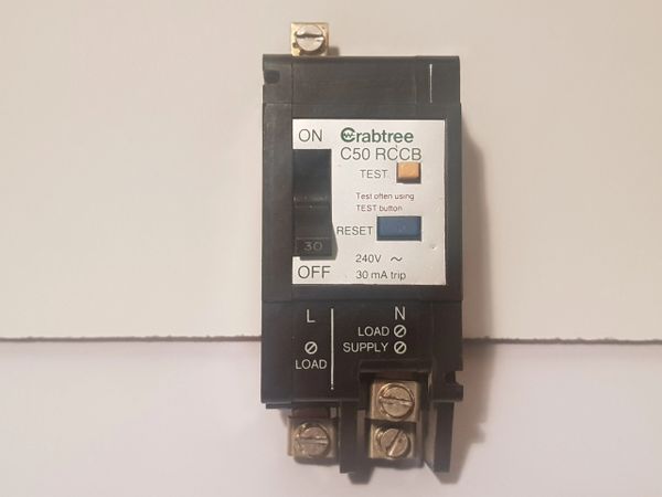 Crabtree C50 30a 30mA Type 2 RCCB Circuit breaker