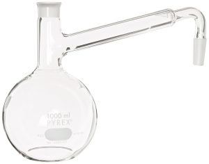 BALON DE DESTILACION CON SALIDA LATERAL X 1000 ML - LABTECBIO BORO 3.3 - 35