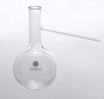 BALON DE DESTILACION CON SALIDA LATERAL X 500 ML - LABTECBIO BORO 3.3 - 350