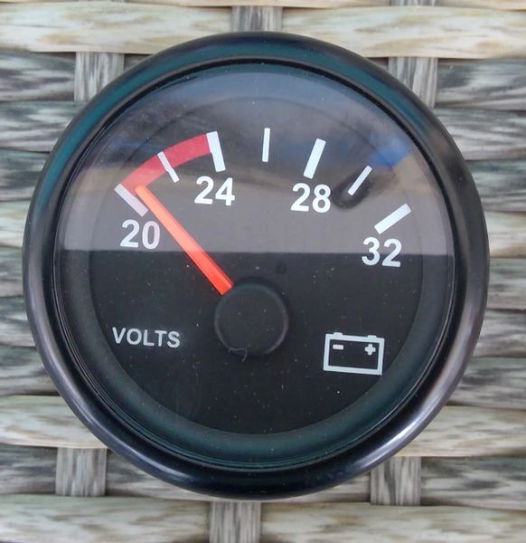GUAGE, 2" VOLTMETER,DATA LINK,PI,24V MONITOR, 0049160