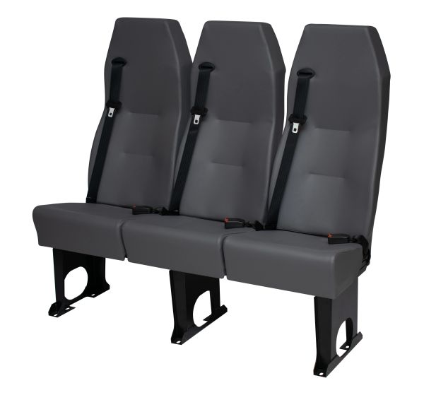 A1 Triple High Back Crash Tested Van Minibus Coach Seating