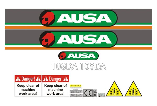 Ausa 108 DA Dumper Decal Set.