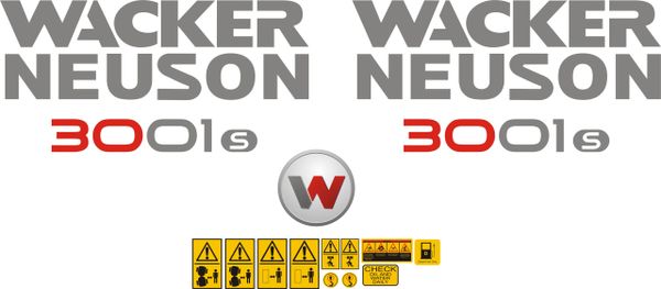 Wacker Neuson Dumper Decal Set.