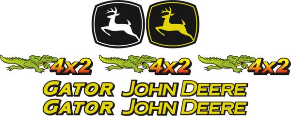 John Deere Gator 4x2 Decal Set.