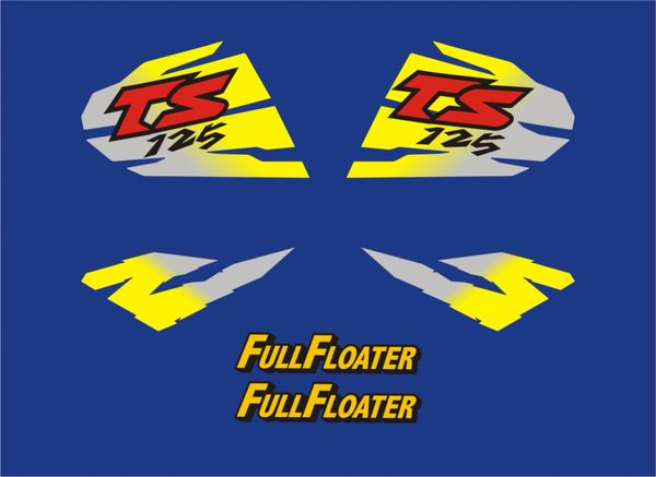 Suzuki TS125 Decal Kit.