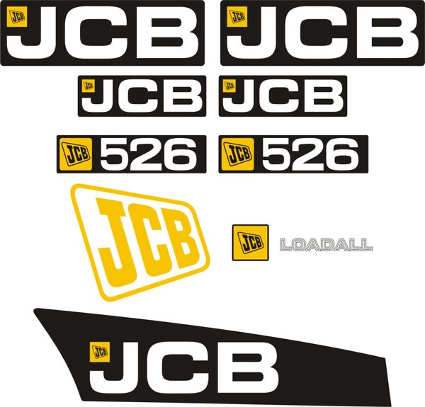 JCB 526 Telescopic Handler Decal Set.