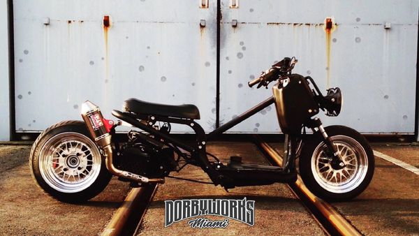 Yoshimura Carbon fiber exhaust system HONDA RUCKUS 49cc GET engine