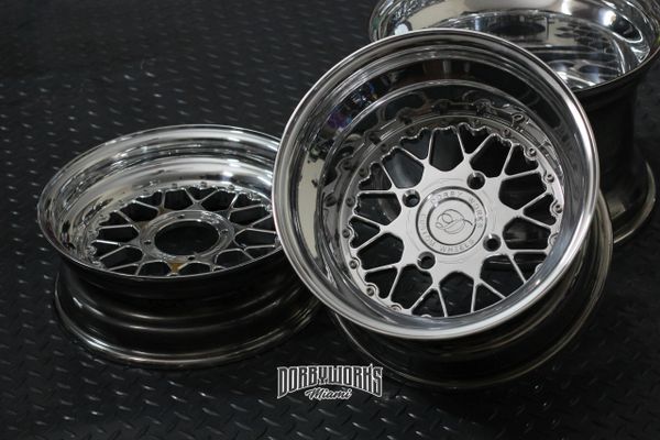 MESH LOVE SET - 12x4 / 12x7 12x8 custom billet wheels rims Honda ruckus