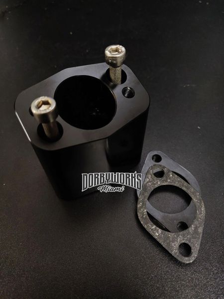 GY6 intake riser carb leveling flange