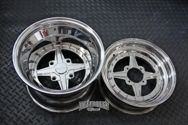 DORBYWORKS DW4RS - 12x4 / 12x7 / 12x8 / 13x7/ 13x8 custom billet wheels ...