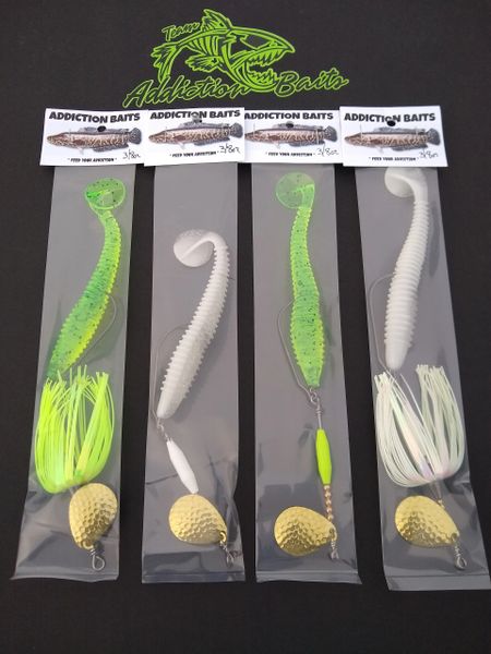 Large In-line weedless spinner bait