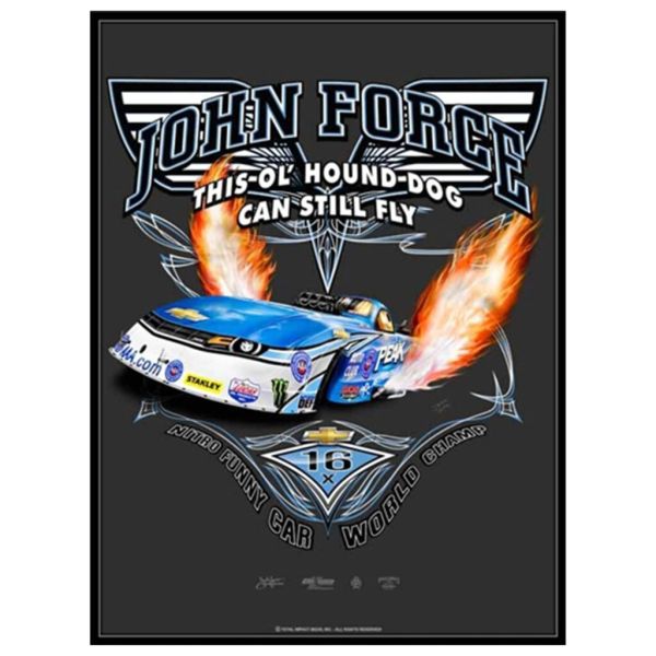 2016 John Force Ol' Hound Dog Poster