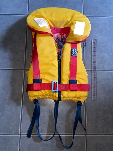 Vintage Crewsaver SuperSafe life jacket with built-in harness
