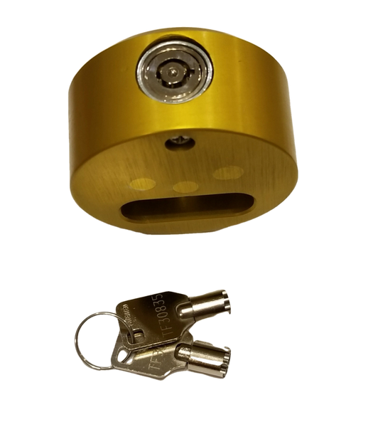 Cobra-7 Cylinder in Aluminum Ft. Knox puck lock body