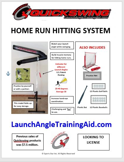 Launch Angle Training Aid | Sports Star Insoles