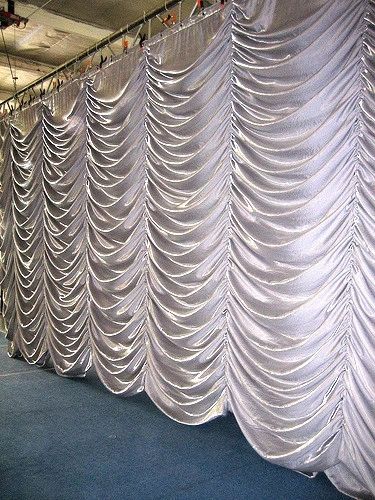 Austrian Curtain 6m X 4m Festoon Austrian Drape