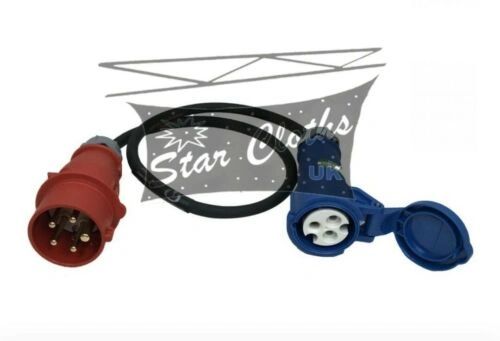 32A 415V PLUG TO 32A 230V SOCKET