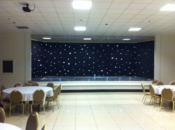 WHITE LED 4M X 3M STAR CLOTH FOR STAGE & STUDIO