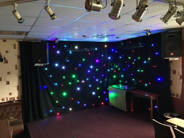6MTRS X 3MTRS SLOW COLOUR SCROLLING RGB LED STAR CLOTH