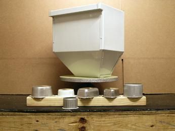 High Gloss White Scupper Box. 12 inch wide. 032 aluminum. Your choice ...