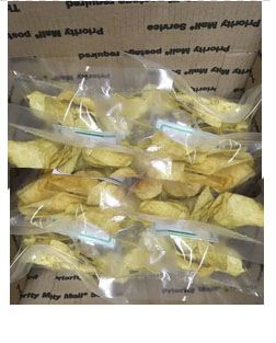 *Case of Green Chile Chips( 8/ 5oz bags)