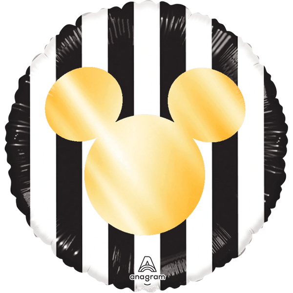 9 Mickey Gold & Stripes Icon
