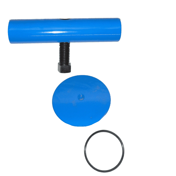 LID-KIT-SB-BLUE LID Kit, (Lid, Bar, Bolt, and O'Ring), For Safety Bar ...