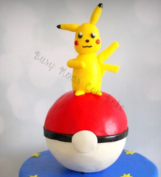 Pokemon Inspired Cake Toppers/Poke ball/Pikachu