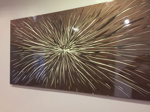 copper over cream linished centrum horizontal flat panel radiator