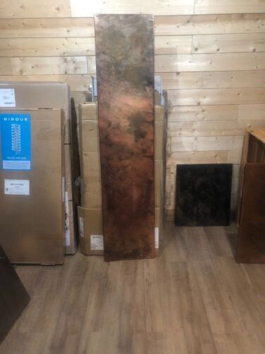 Vertical Distressed Copper Designer Radiator 405/1805mm 3000btu Made To ...