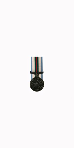 104AM: International Force East Timor Medal (INTERFET)Miniature