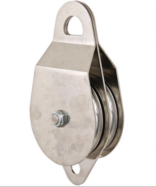 Double Sheave Pulley with Becket (4-INCH) - *CMI*