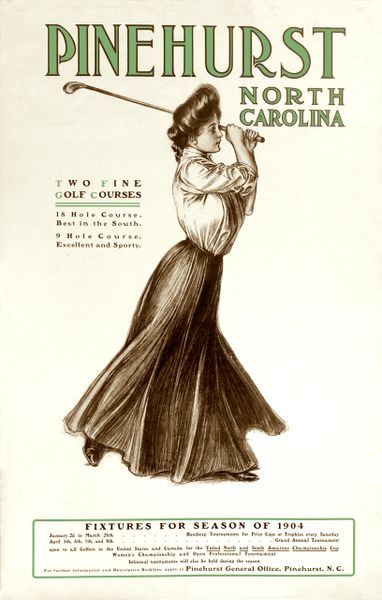 "The Golf Lady at Pinehurst, 1904"