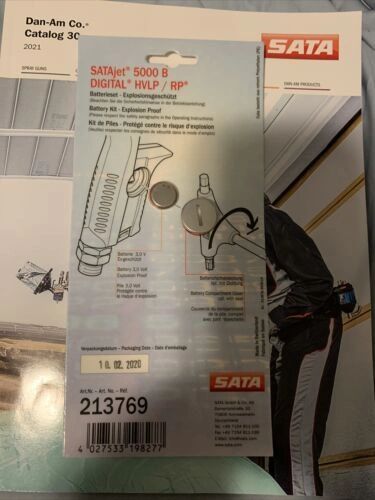 SATA JET 5000B Series Digital BATTERY KIT