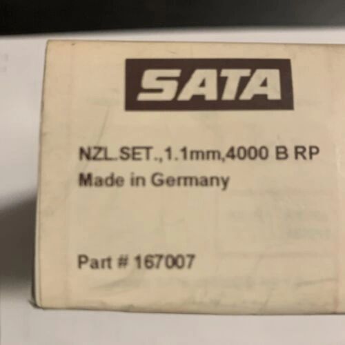 SATA JET 4000B RP 1,1 Nozzle Set 167007