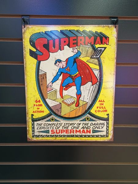 Superman Signs for Boys Room Super Hero Decor Kids Party Decor Comic ...