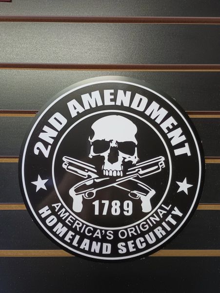 2nd Amendment Sign Gun Signs for Man Cave Decor Garage Signs for Men ...