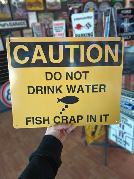 Funny Caution Signs Funny Gifts Garage Signs for Men Man Cave Wall ...