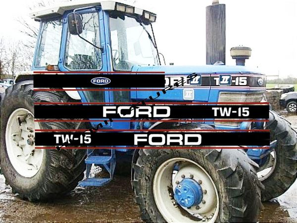 Ford TW-15 Gen II Tractor Self-adhesive Decals/Sticker for Britains ...