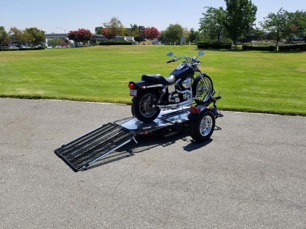 Single Rail Motorcycle Trailer | Tow Smart Trailers: Car Tow dolly ...