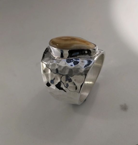 Diamond Elk Ivory Ring | Elk Ivory Jewelry