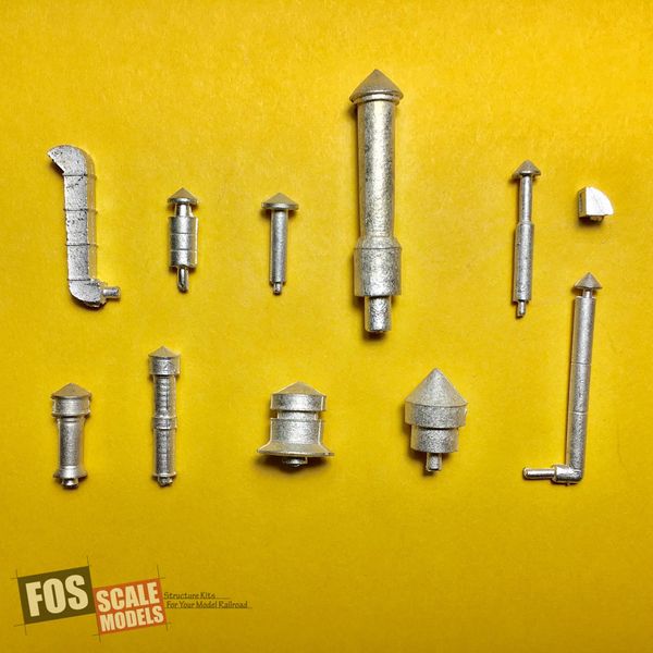 Roof and Wall Vent Super Pack - HO/ O Scale | Fos Scale Models, LLC