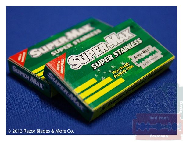 100 Supermax SUPER Stainless Double Edge Blades | Razor Blades & More Co.