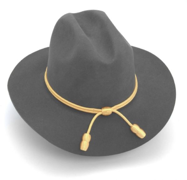 Civil War Confederate Officers Slouch Hat W Cavalry Cord Vintage Ordnance Company Llc
